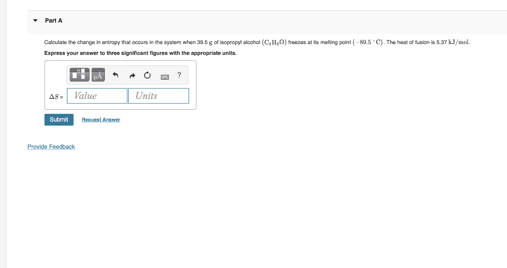 Solved Calculate the change in entropy that occurs in the | Chegg.com