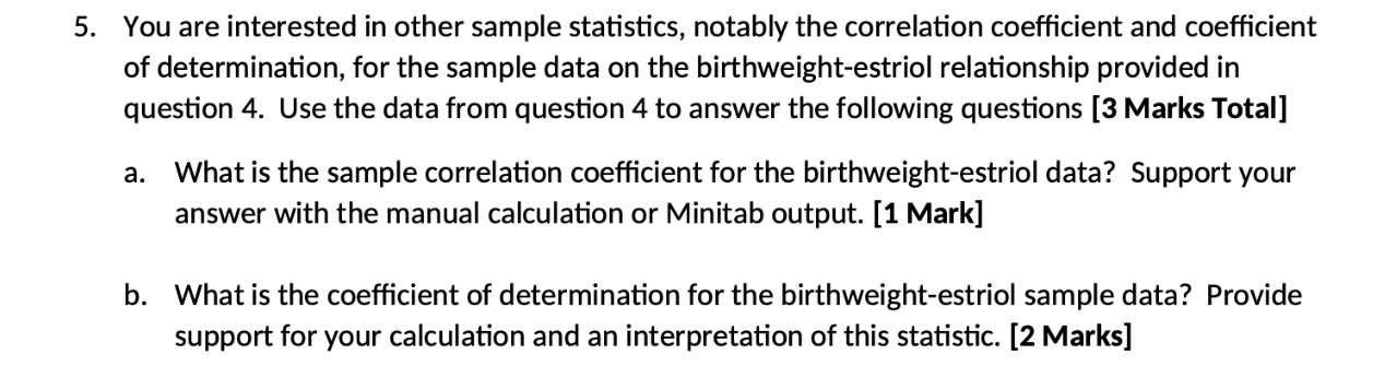 5 You Are Interested In Other Sample Statistics