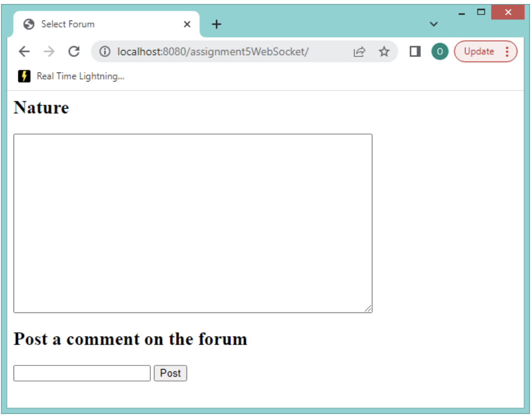 Solved create a multi-user chat web application using | Chegg.com