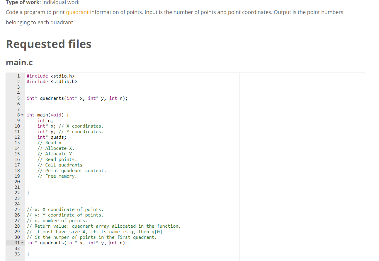 Solved Type of work: Individual work Code a program to print | Chegg.com