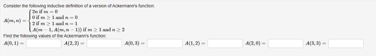 Solved Consider the following inductive definition of a | Chegg.com