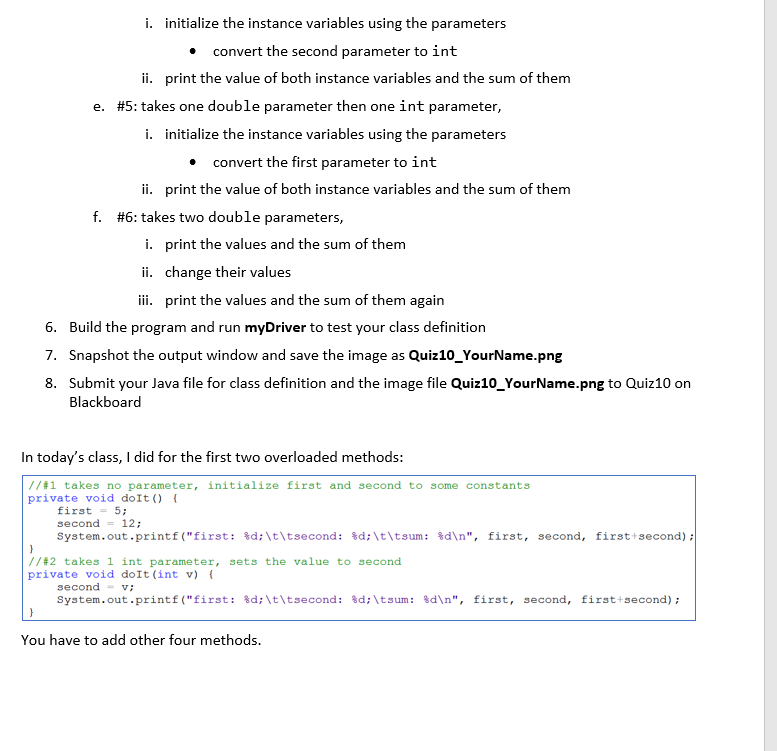 Solved 1 Download The Provided Java Program Mydriver Java Chegg