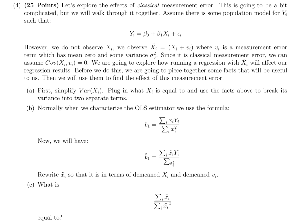(4) (25 Points) Let's explore the effects of | Chegg.com