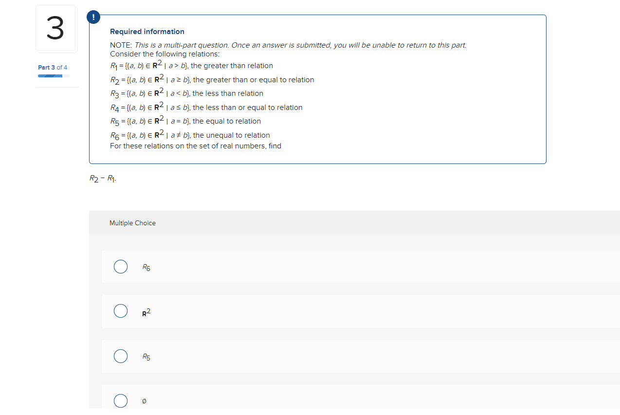 Solved Required information NOTE: This is a multi-part | Chegg.com