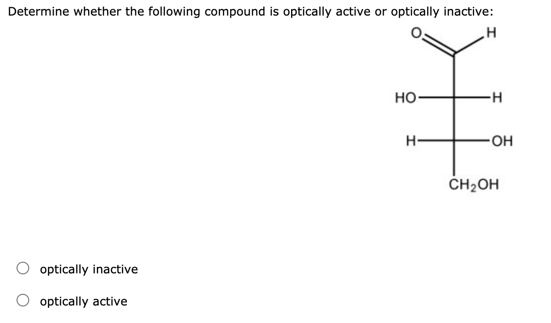 Solved The following compound possesses a plane of symmetry. | Chegg.com