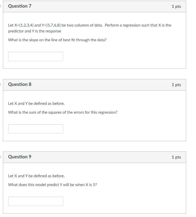 Solved Let X={1,2,3,4} and Y={5,7,6,8} be two columns of | Chegg.com
