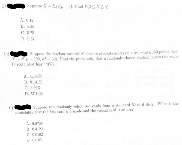 Solved 3. Multiple Choice, Circle all answers that apply. | Chegg.com