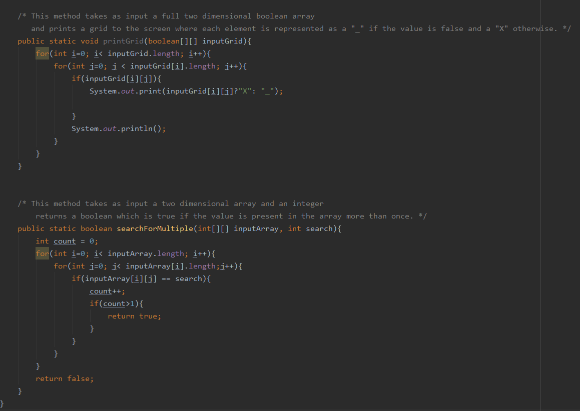 Sudoku.java All methods and variables within the | Chegg.com