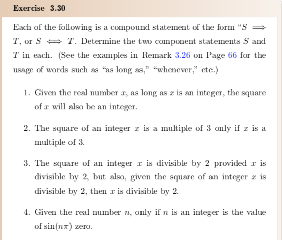 Solved Exercise 3.30 Each of the following is a compound | Chegg.com