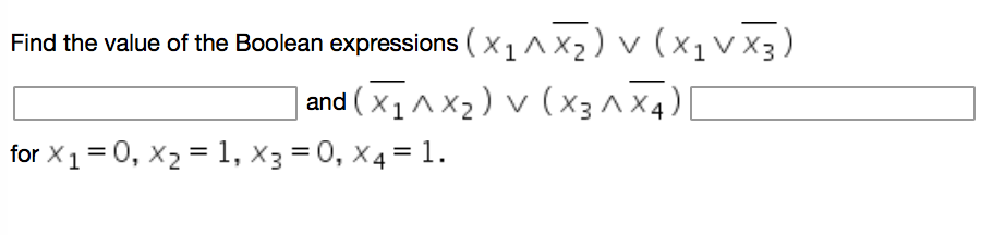 Solved Write Boolean expressions to describe the multiple | Chegg.com