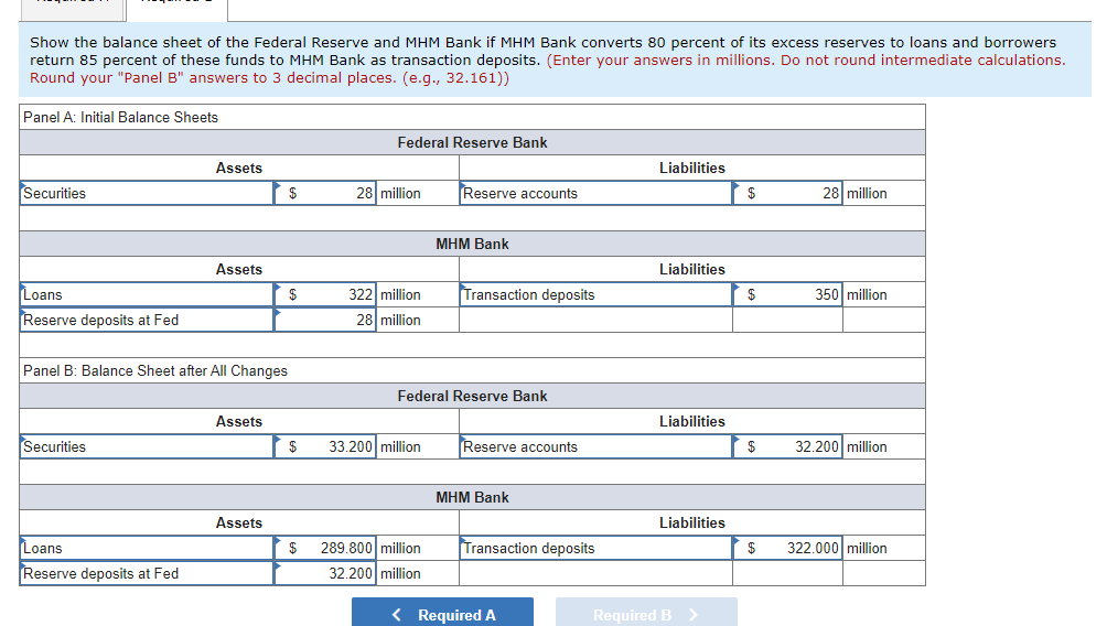 Solved MHM Bank currently has $350 million in transaction | Chegg.com