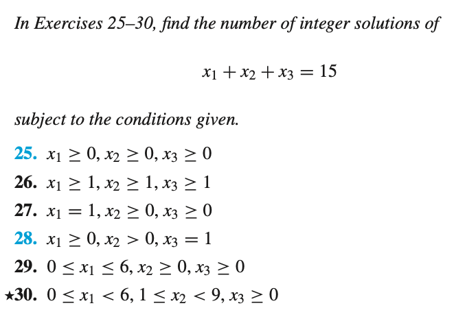Solved In Exercises 25 30 Find The Number Of Integer 