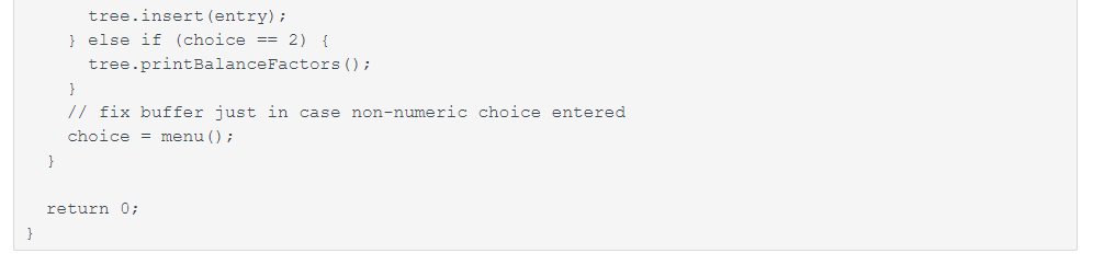 Solved class AVLTree The following functions are the minimum | Chegg.com