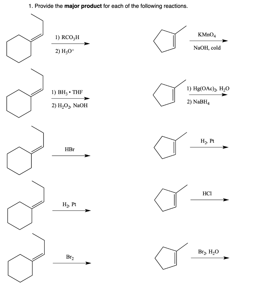 Solved Could someone help me with the two where you add H2, | Chegg.com