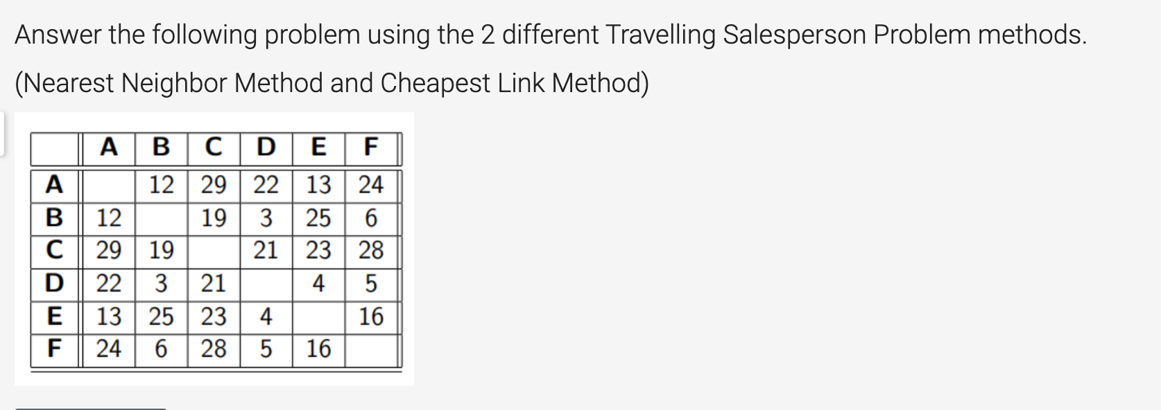 Solved Answer the following problem using the 2 different | Chegg.com
