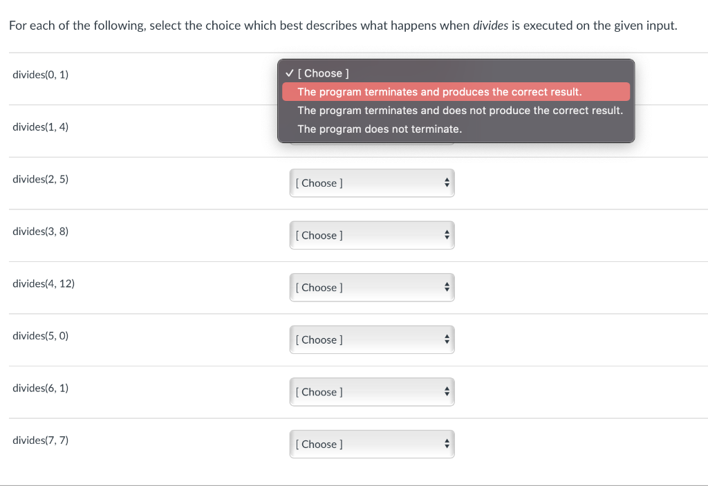 Solved Consider the following program specification for an | Chegg.com
