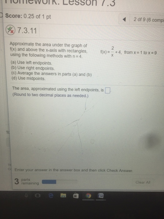 Solved Approximate the area under the graph of f(x) and | Chegg.com