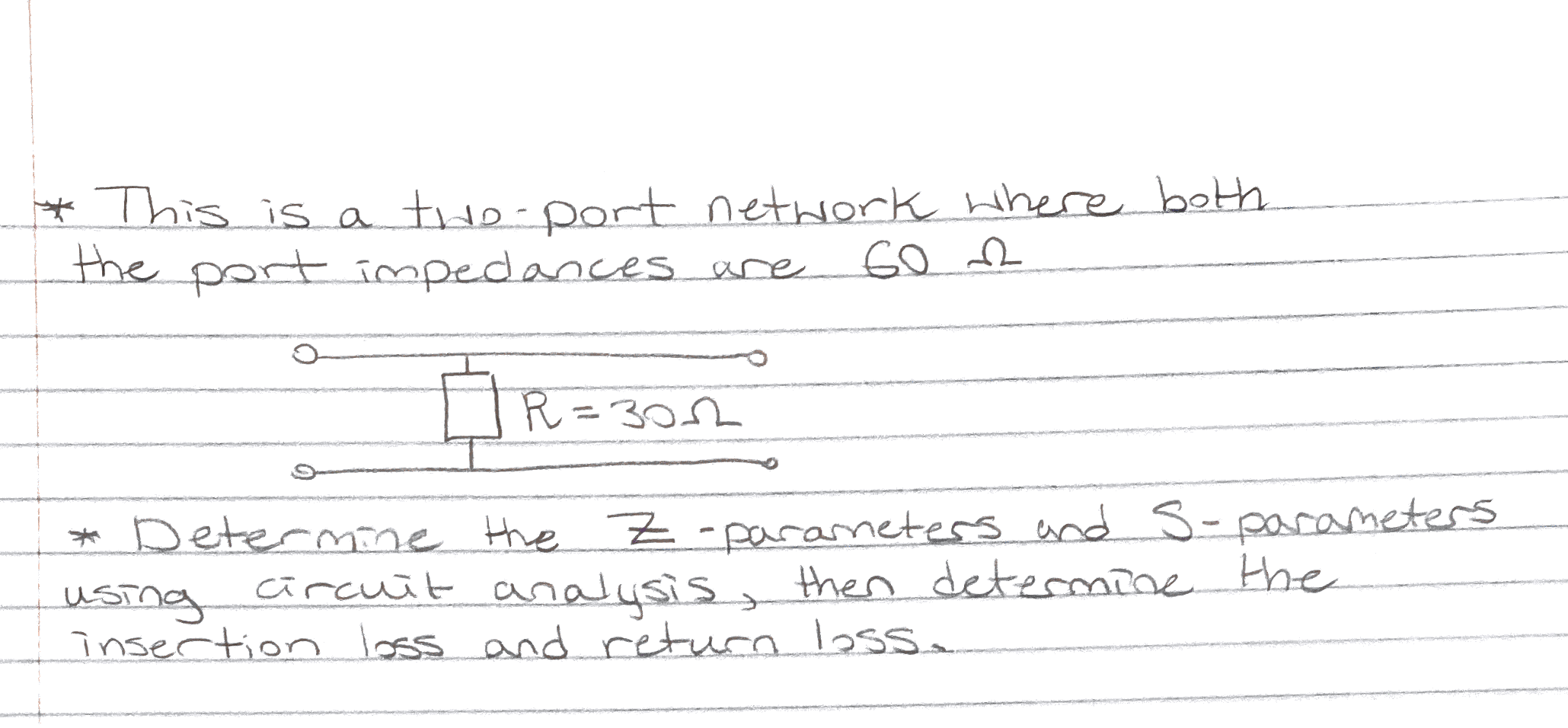 * This is a two-port network where both the port | Chegg.com