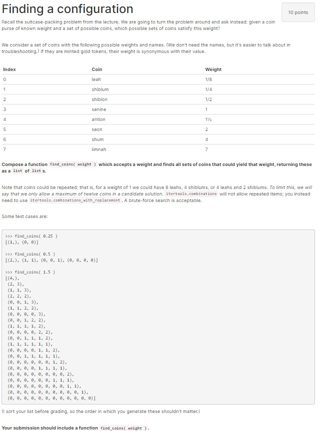 Solved Finding a configuration 10 points Recall the | Chegg.com Solved Finding a configuration 10 points Recall the | Chegg.com