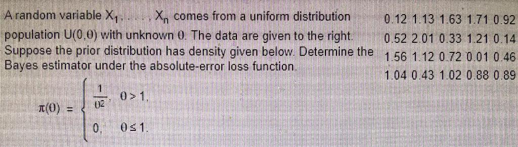 Solved A Random Variable Xy X Comes From A Uniform 