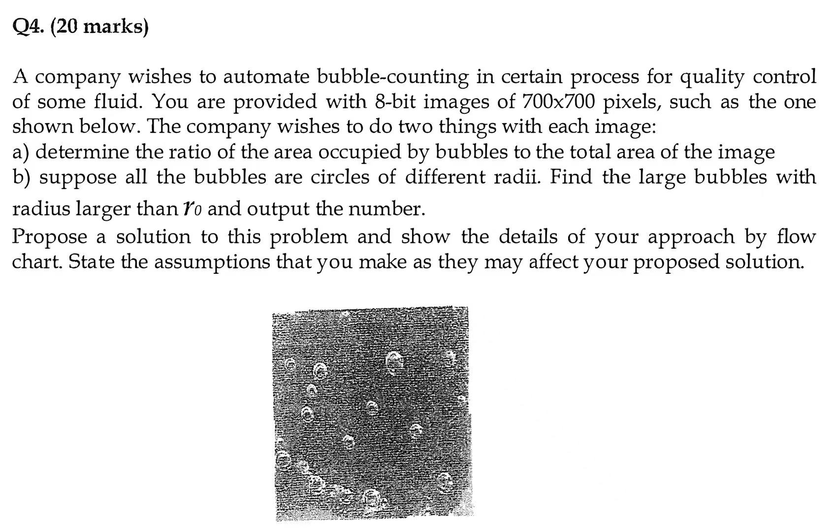 Solved Q4. (20 ﻿marks)A company wishes to automate | Chegg.com