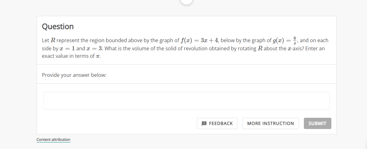 Solved Question Let Rrepresent the region bounded above by | Chegg.com