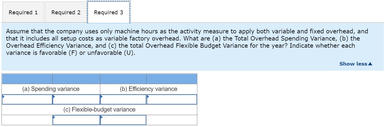 Solved Alden Company uses a three-variance analysis for | Chegg.com