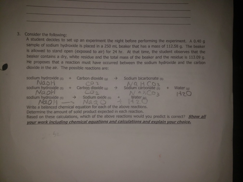 4. Calculate the mass of each food choice that will | Chegg.com