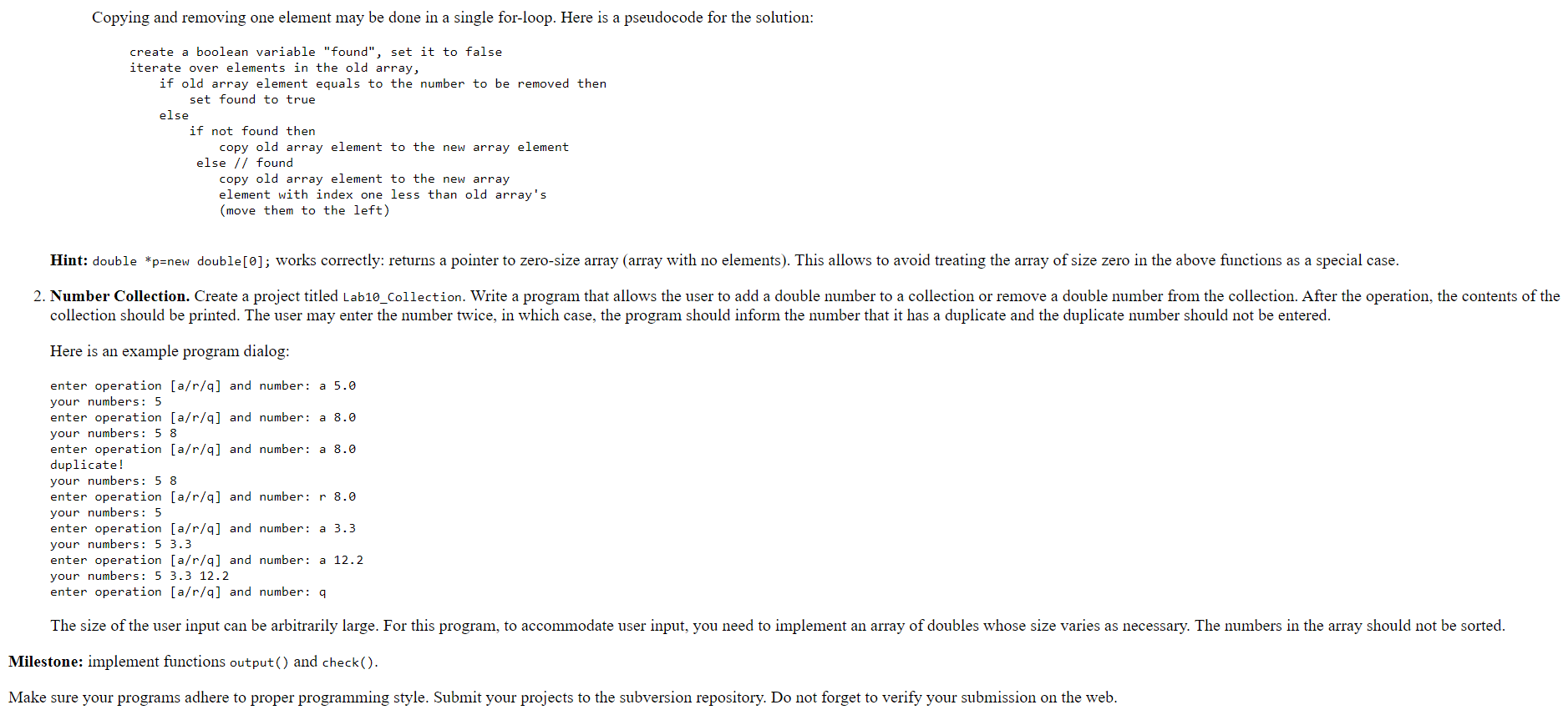 Solved Assignments 1. Test Collection. Create a project | Chegg.com