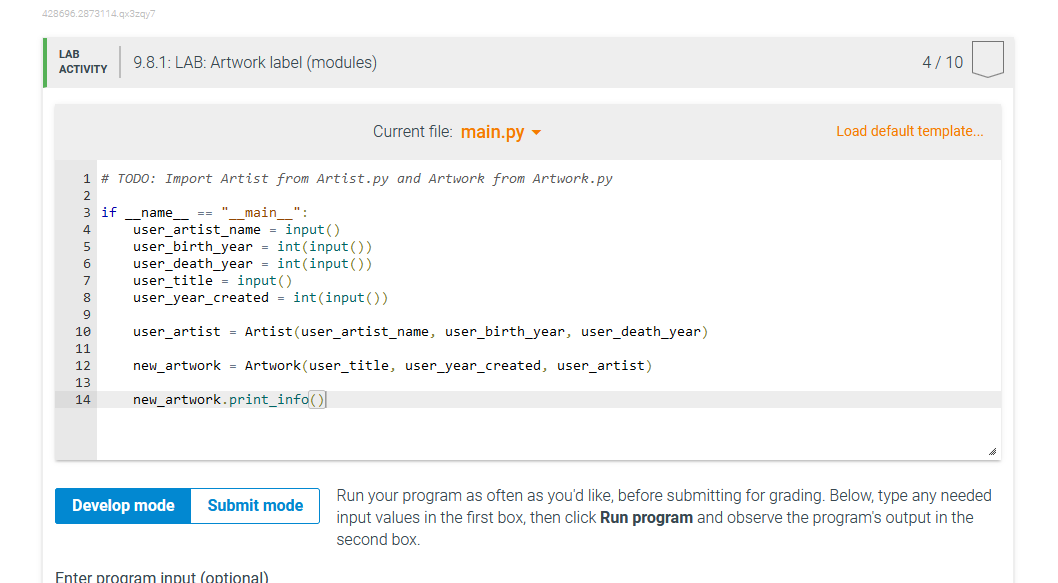 Solved I am having a lot of trouble getting this code to | Chegg.com