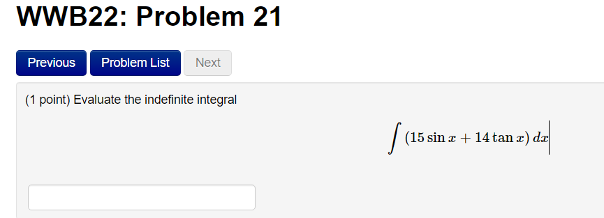 Solved WWB22: Problem 18 Previous Problem List Next (1 | Chegg.com