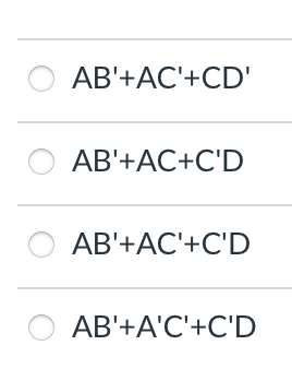 Solved Minimize the following Boolean function to its lowest | Chegg.com