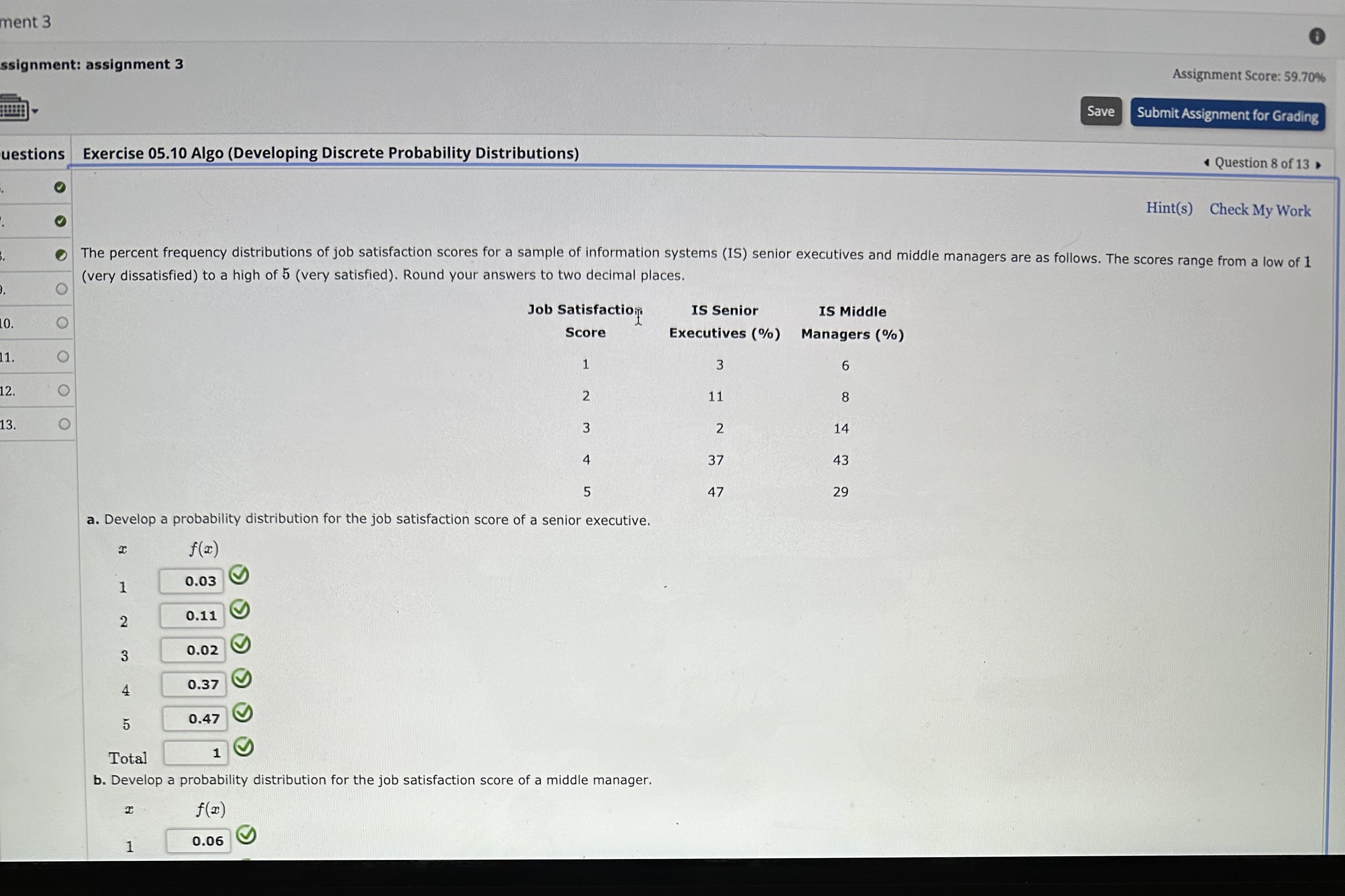 Solved ssignment: assignment 3 Assignment Score: 59.70 | Chegg.com Solved ssignment: assignment 3 Assignment Score: 59.70 | Chegg.com