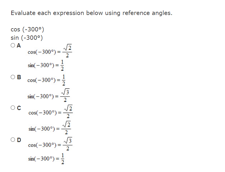 Solved Evaluate each expression below using reference | Chegg.com