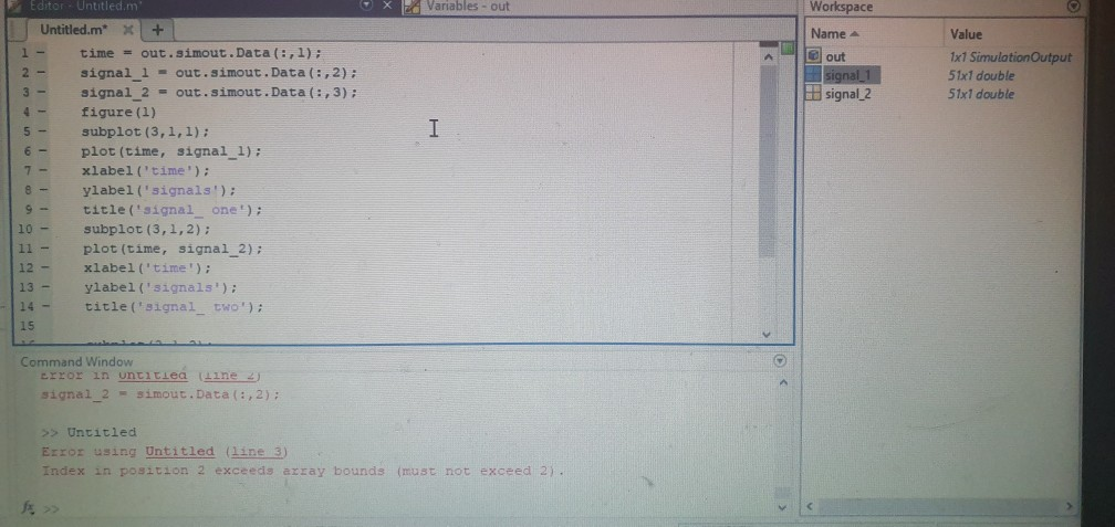 Solved Hi i am trying to generate graph in matlab that i | Chegg.com