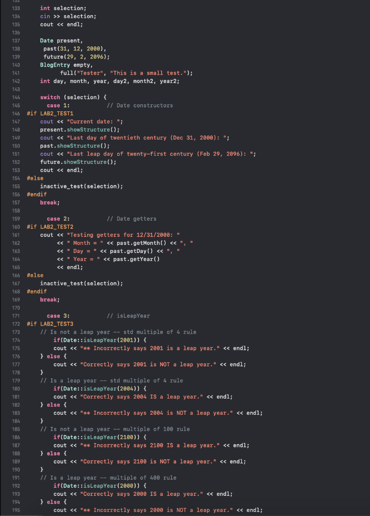 C++ Needs to be modified //Date.cpp //Please if you | Chegg.com