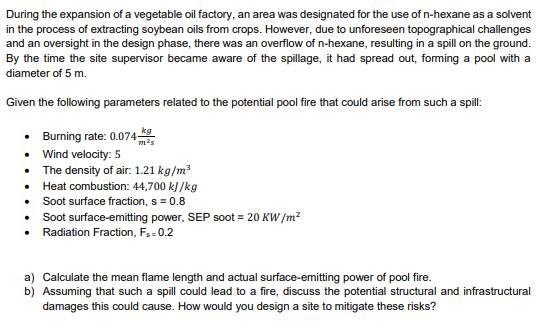 Solved During the expansion of a vegetable oil factory, an | Chegg.com