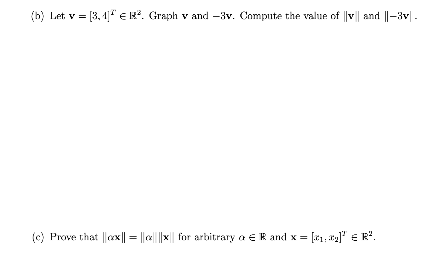 Solved 3. Vector Norm and Geometric Descriptions of R2 : The | Chegg.com