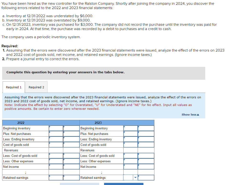 Solved You have been hired as the new controller for the | Chegg.com