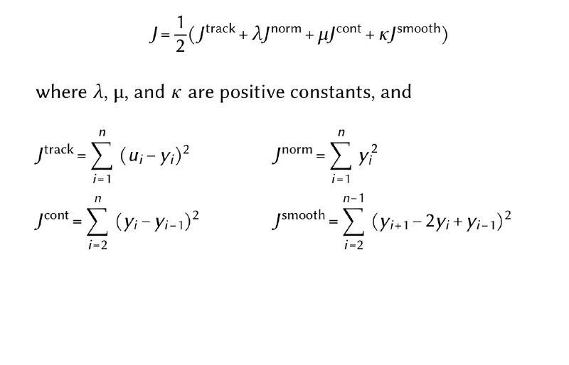 Exercise 3. Reverse engineering a smoothing filter A | Chegg.com