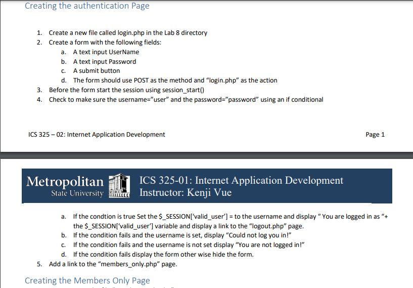 Solved Create a registration page with a form that has the | Chegg.com