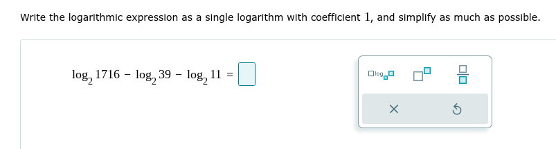 Solved Write the logarithmic expression as a single | Chegg.com