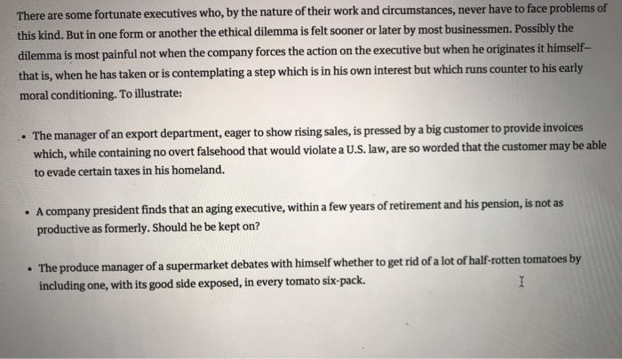 Solved Read the article “Is Business Bluffing Ethiclal” and | Chegg.com