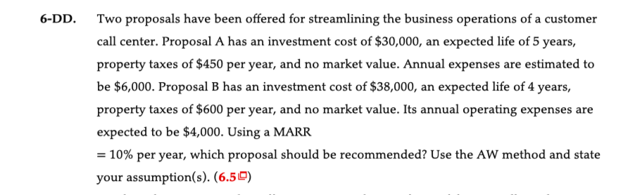 Solved DD. Two proposals have been offered for streamlining | Chegg.com