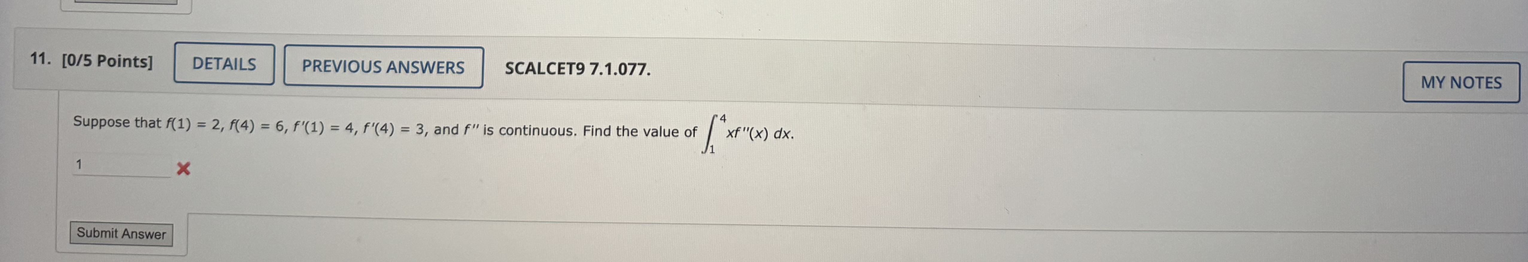 Solved Suppose that f(1)=2,f(4)=6,f'(1)=4,f'(4)=3, ﻿and f'' | Chegg.com