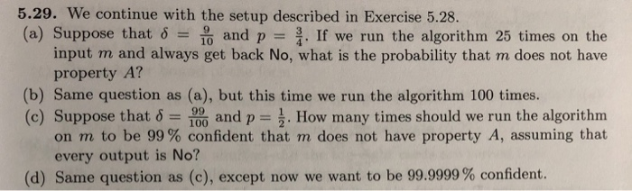5.29. We continue with the setup described in | Chegg.com