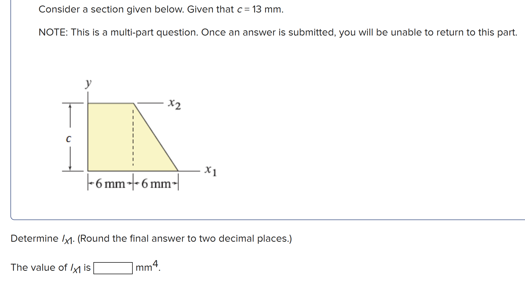 Solved Consider a section given below. Given that | Chegg.com