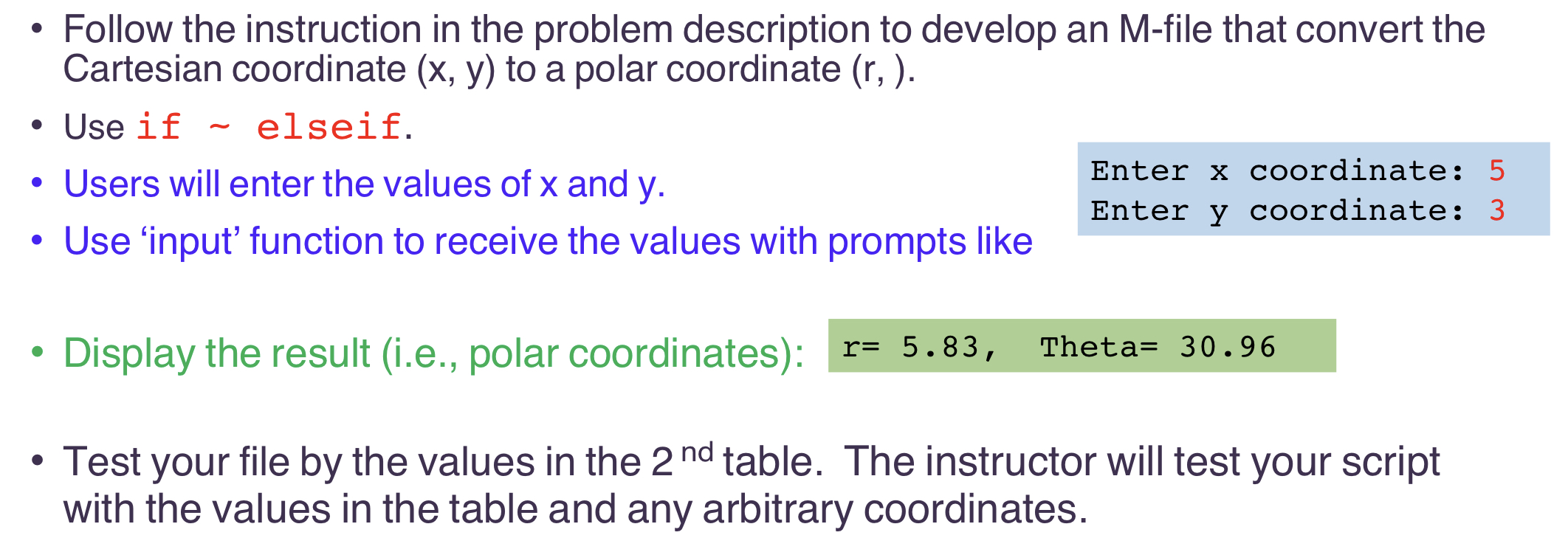 Solved 3.6 Two distances are required to specify the | Chegg.com