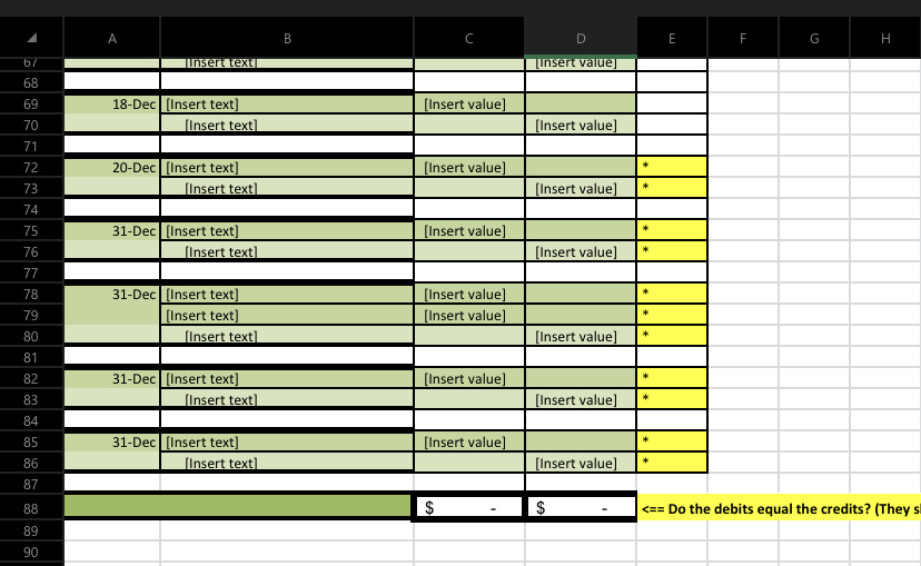 Solved 1. The following events occurred during the year. | Chegg.com