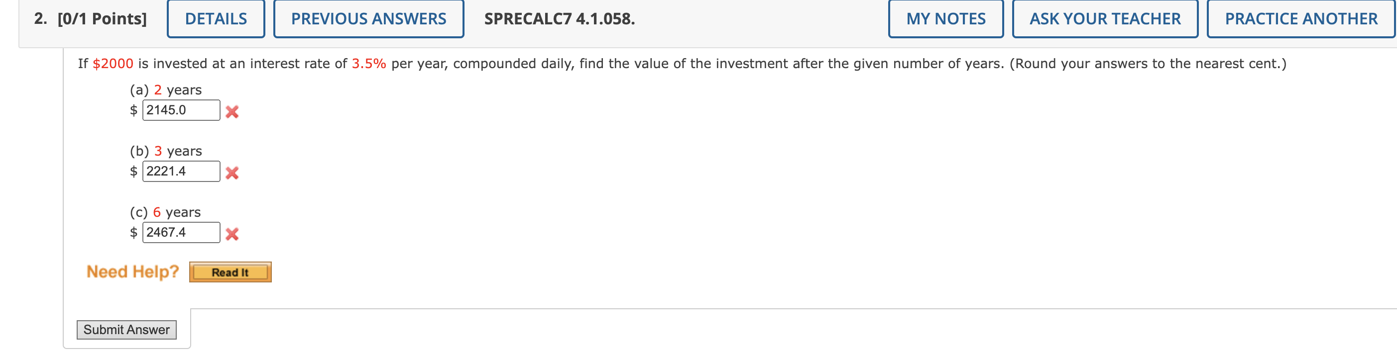 Solved (a) ) vearc (h) 2 voare (c) 6 vears | Chegg.com